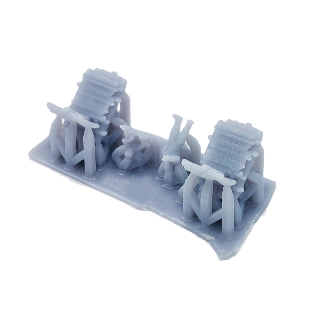 Small Raft Set with Figures 1:220 Z Scale – Outland Models