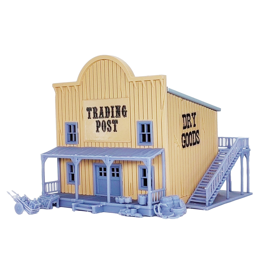 Old West Trading Post/General Store Building HO Scale 1:87 – Outland Models
