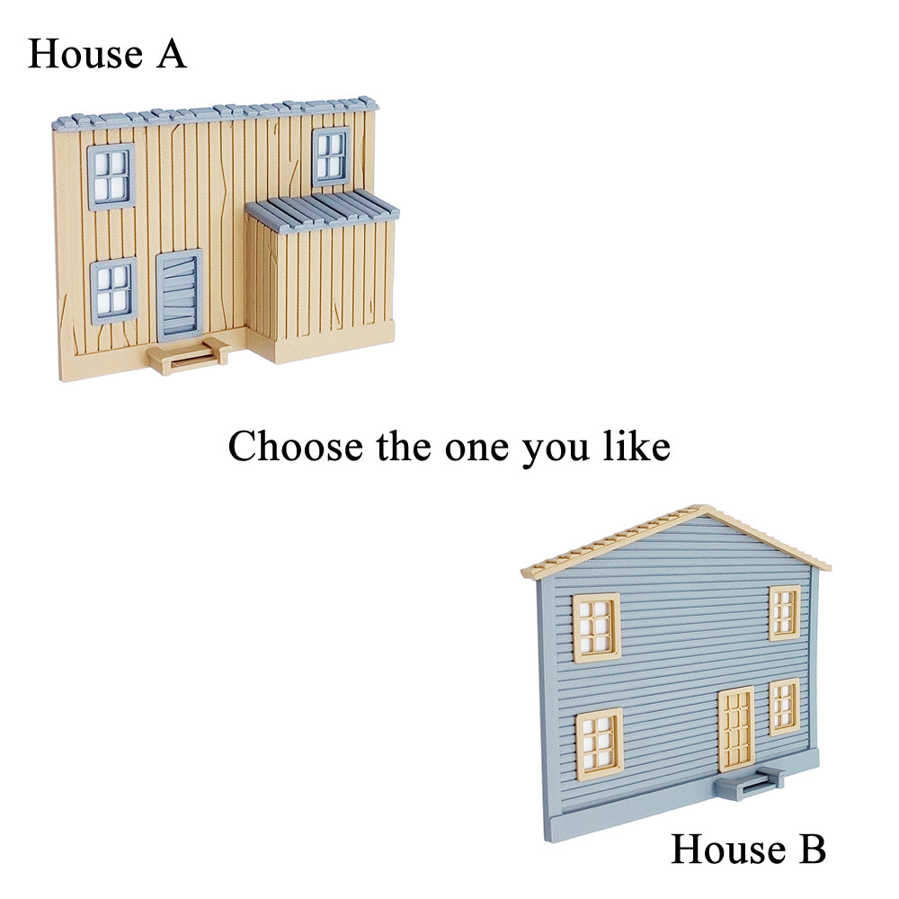 Old West Style Background Building(House) HO Scale 1:87 – Outland Models