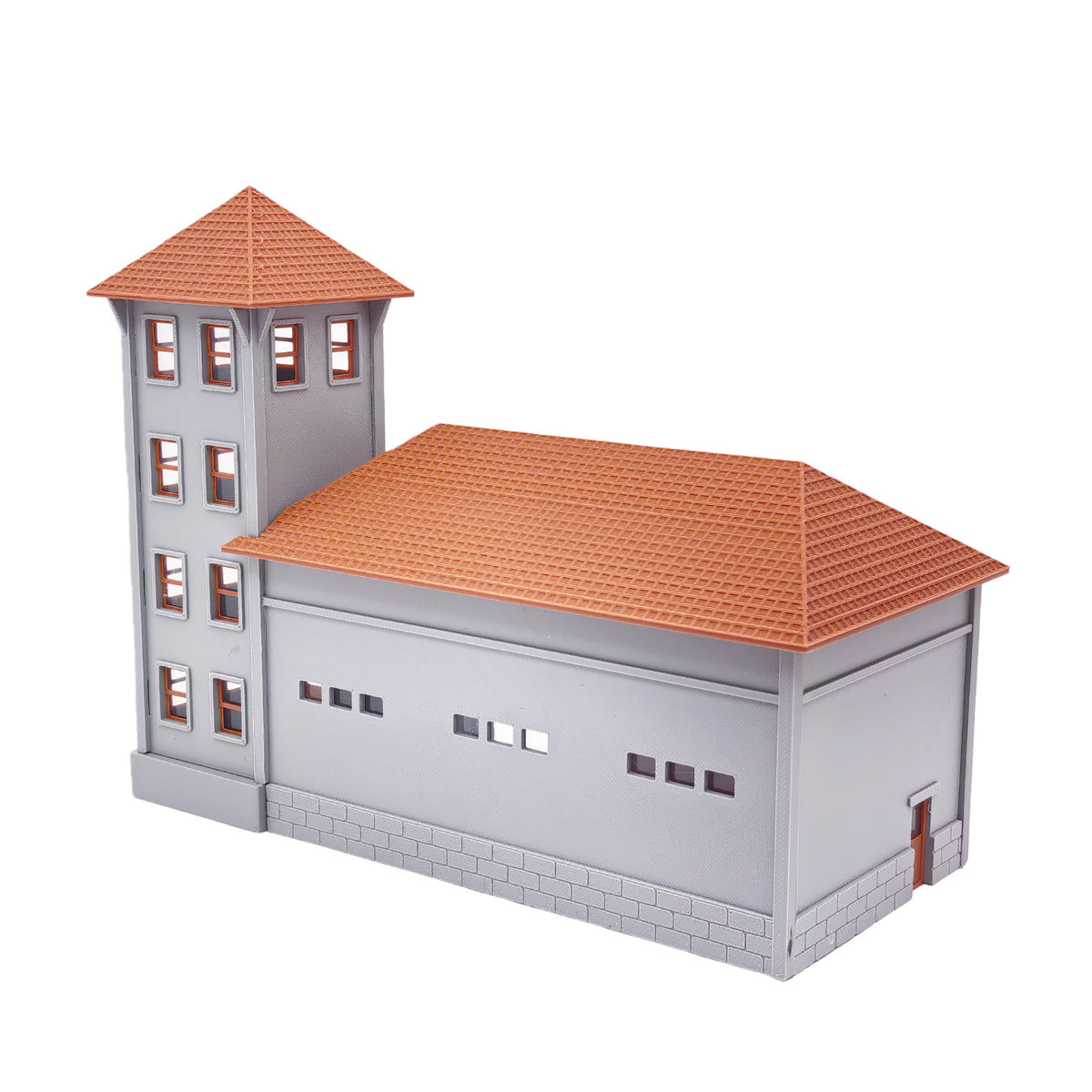 Classic Fire Station 1:87 HO Scale – Outland Models