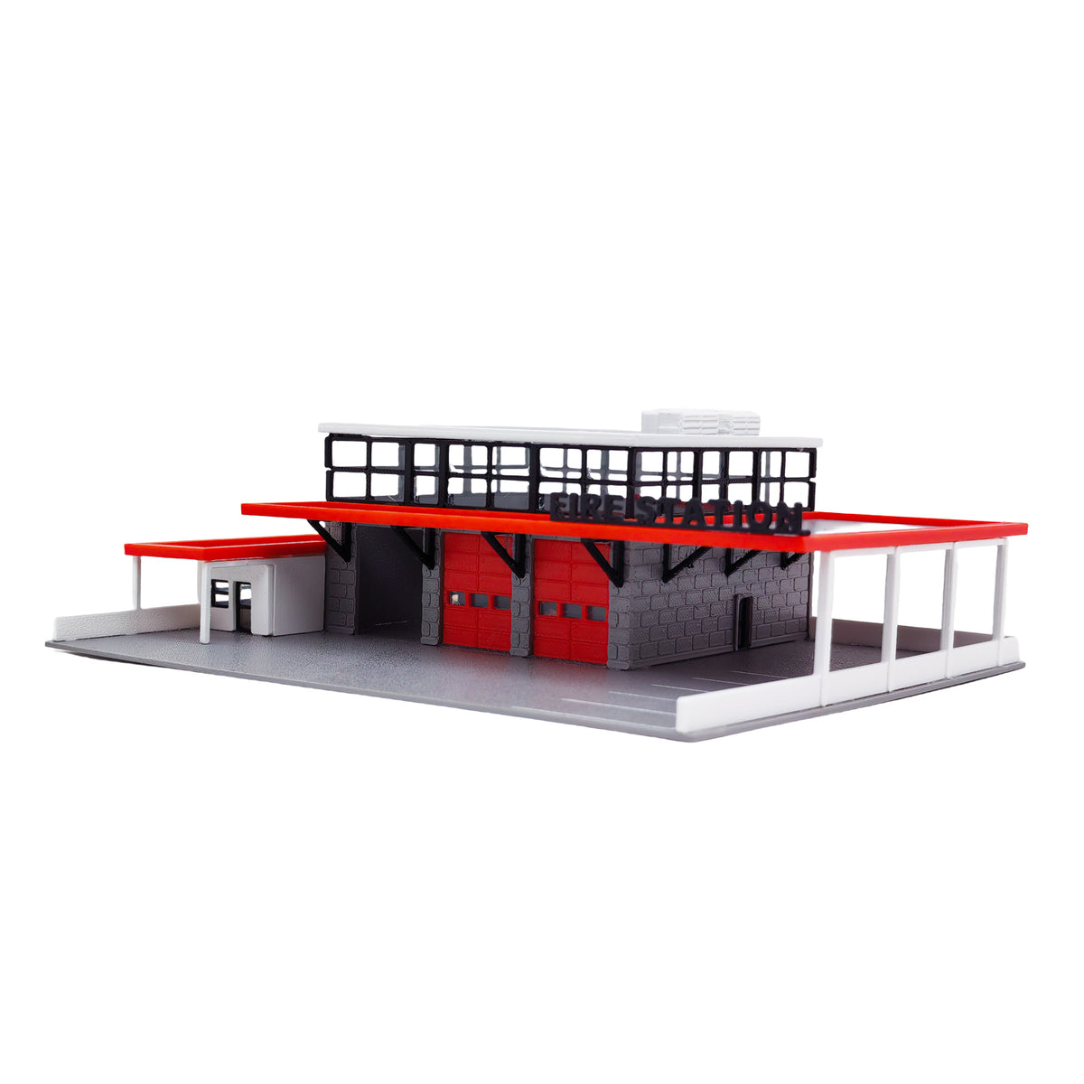 Modern Style Fire Dept Station 1:160 N Scale – Outland Models