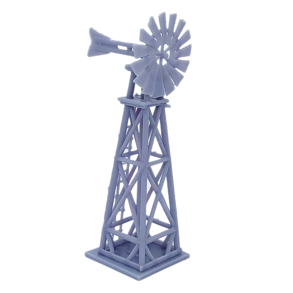 Country Style Farm Windmill 1:87 HO Scale – Outland Models