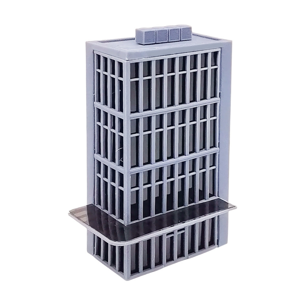 Modern Style 4-Story Office Building Studio 1:220 Z Scale – Outland Models