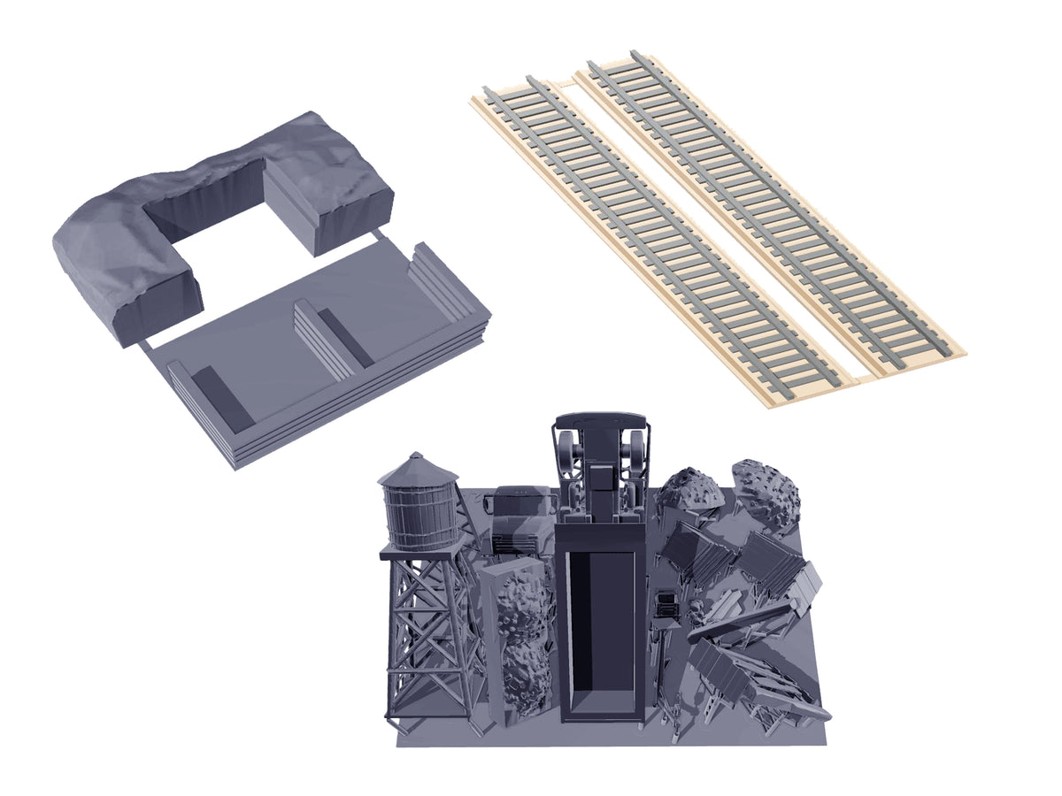 Ore Mining Accessory Set 1:87 HO Scale – Outland Models