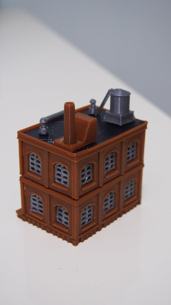 Industrial Building Factory / Warehouse STACKABLE Z Scale 1:220 ...