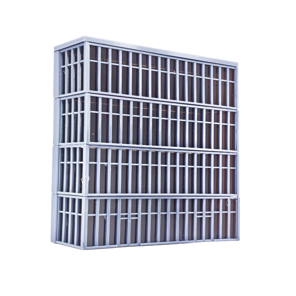 Modern 4-story Commercial Building Shop/Mall 1:220 Z Scale – Outland Models