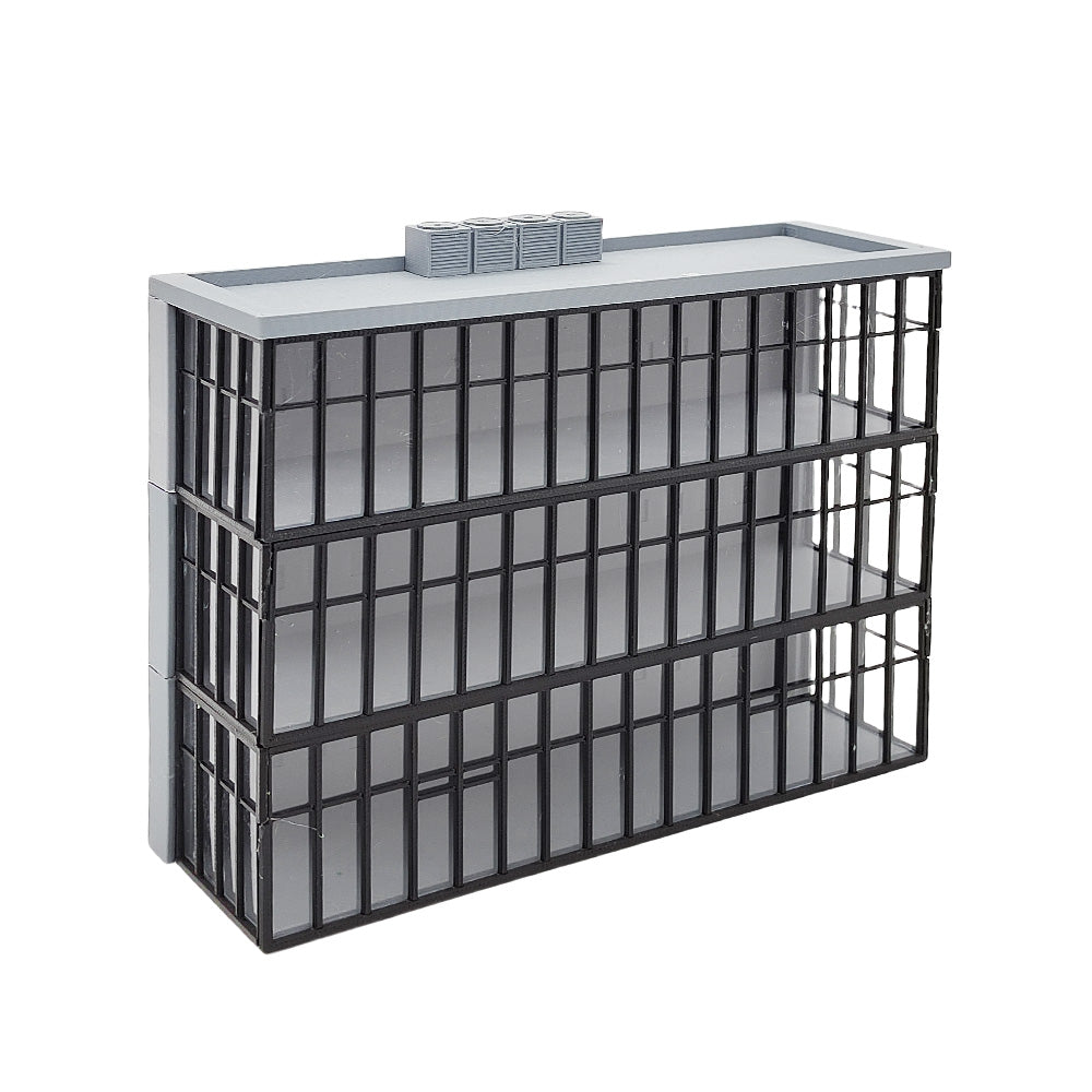 Outland Models Modern 3-story Commercial Building Shop/Mall(Wide) 1:6