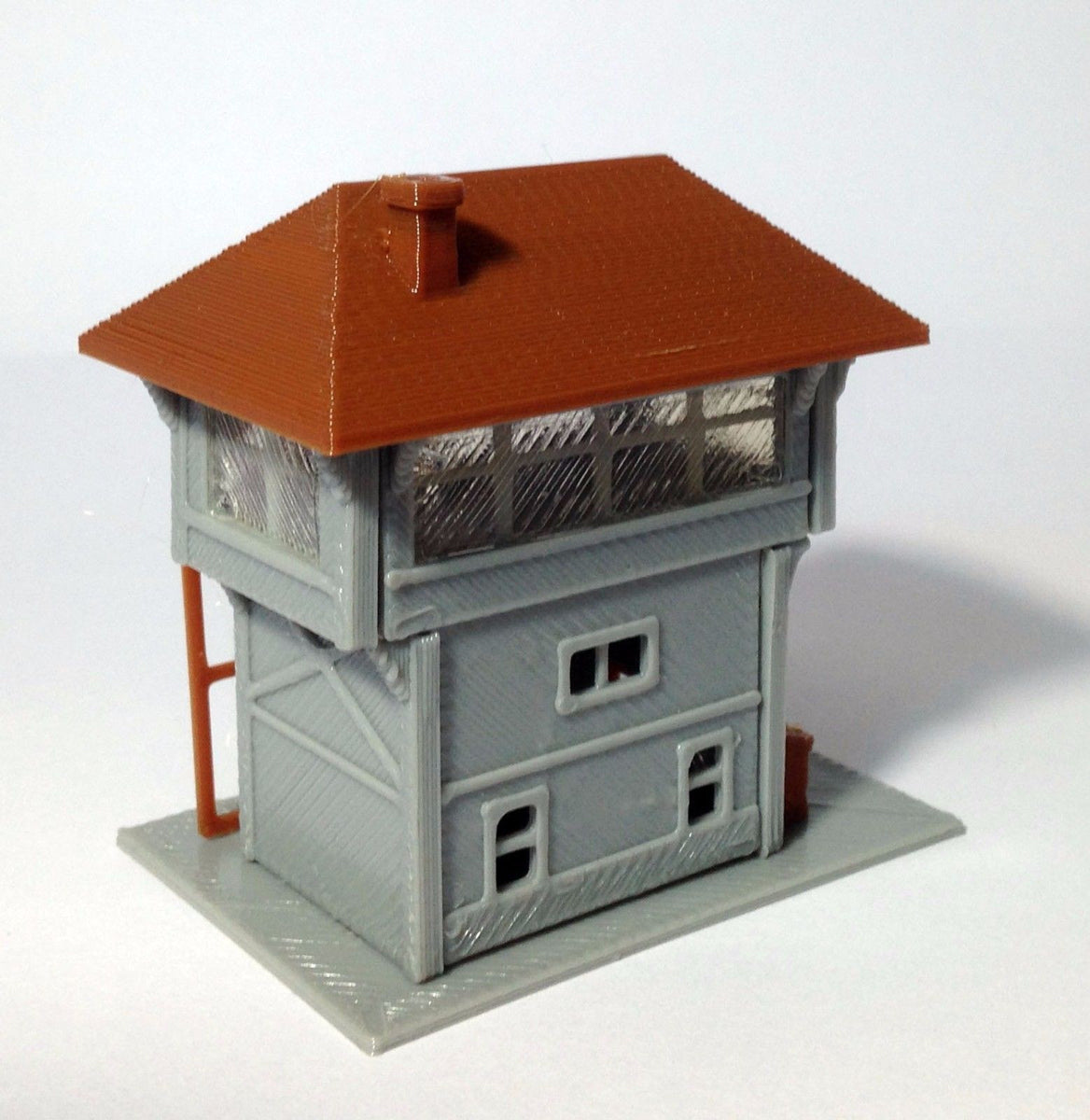 Signal Tower / Box for Station N Scale 1:160 Outland Models Train Rail