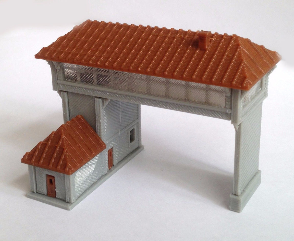 Overhead Signal Tower(Double Track) N Scale Outland Models Train Railw