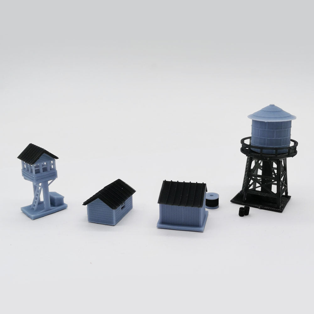 Outland Models Train Railway Layout Trackside Building Set N Scale 1:1