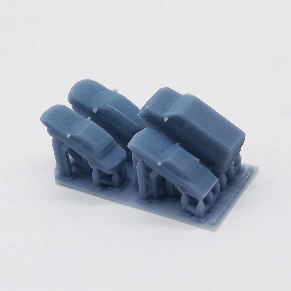 Outland Models Model Railroad Layout Modern Car Set Muscle Sedan SUV V