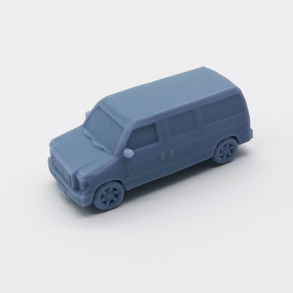 Outland Models Model Railroad Scenery Modern Car Cargo Van Scale HO 1: