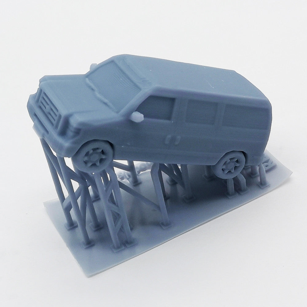 Outland Models Model Railroad Scenery Modern Car Cargo Van Scale HO 1: