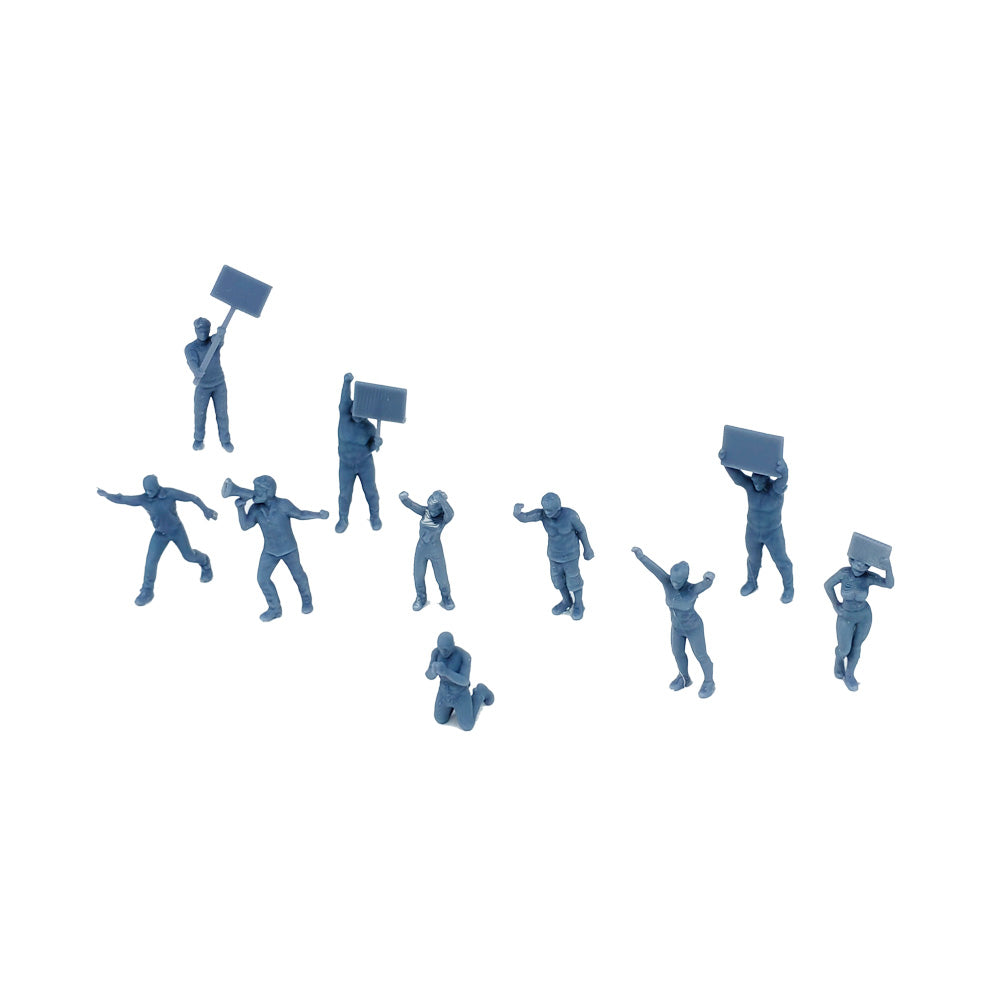 Protester Figure Set S Scale/1:64 – Outland Models
