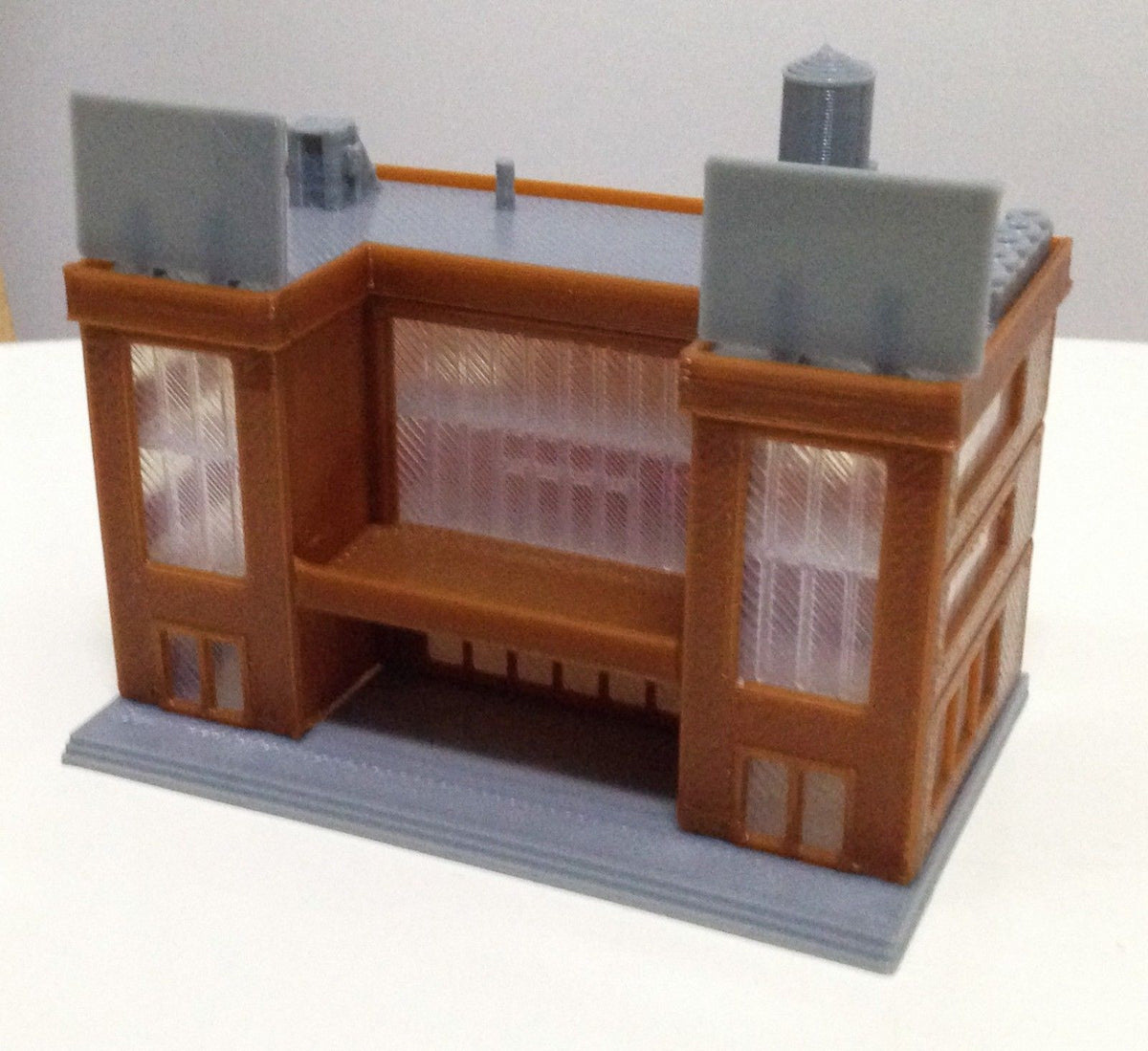 Modern City Building Shopping Mall / Centre Z Scale Outland Models Rai