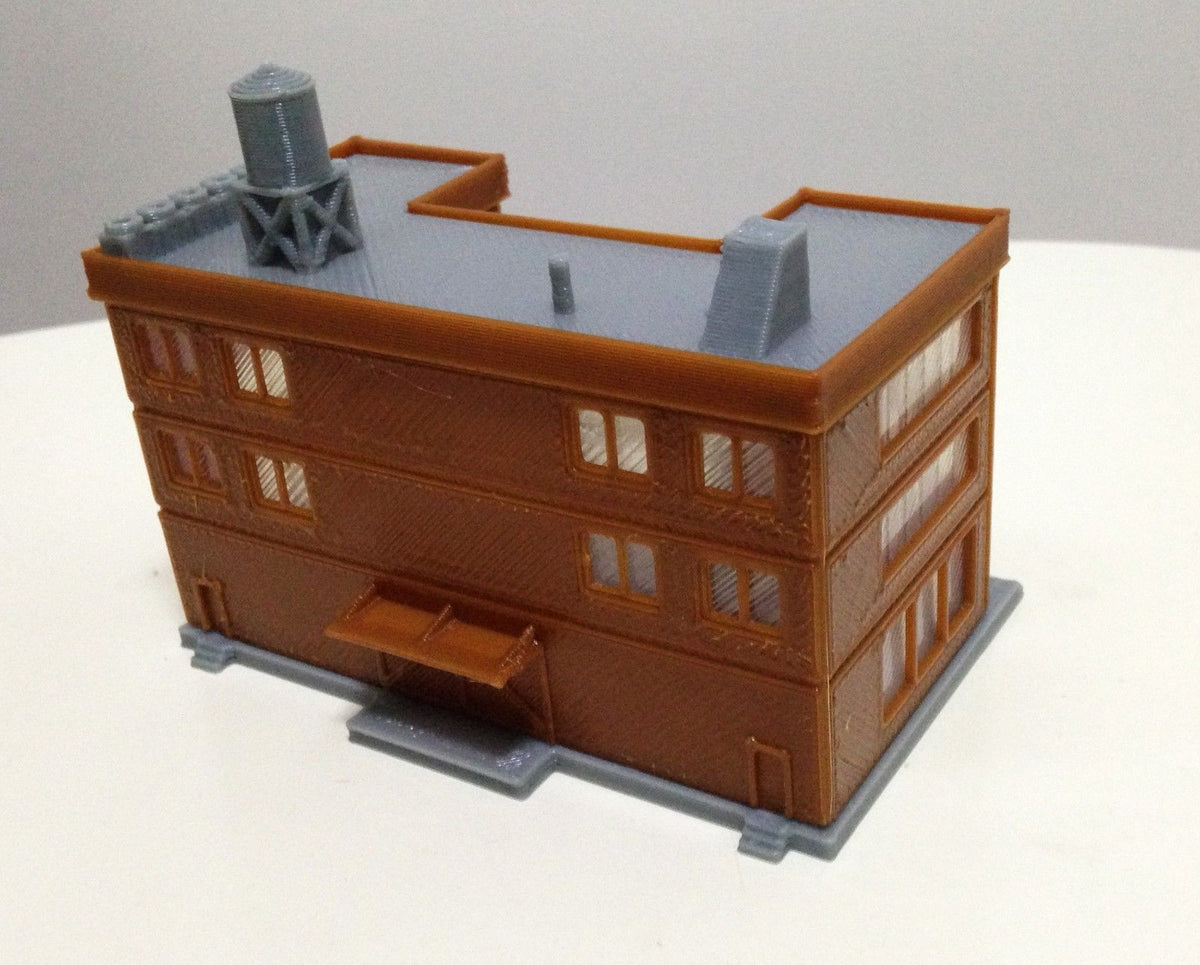 Modern City Building Shopping Mall / Centre Z Scale Outland Models Rai