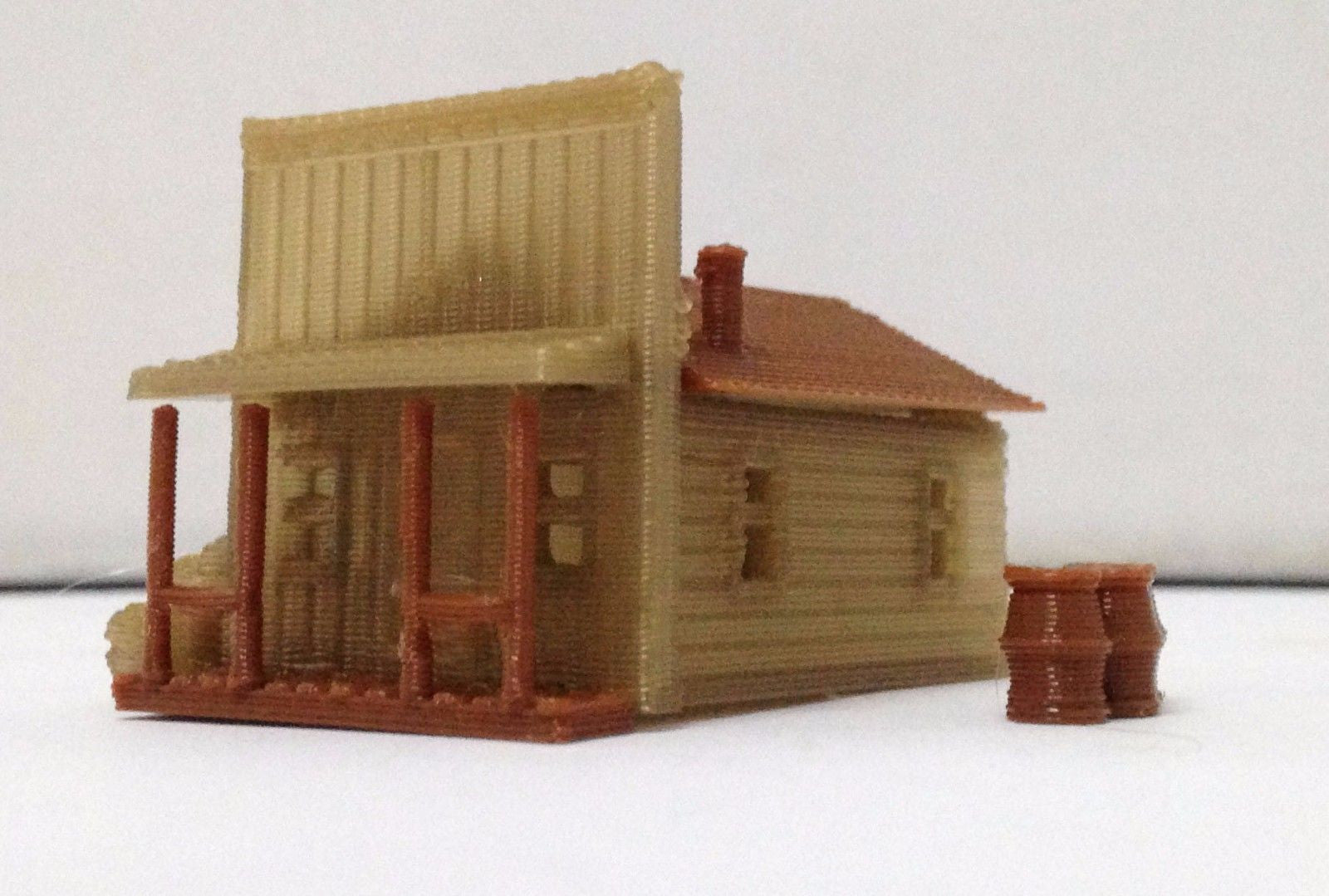 N Gauge OUTLAND MODELS RAILWAY Colored Modern City Building 4 Story ...