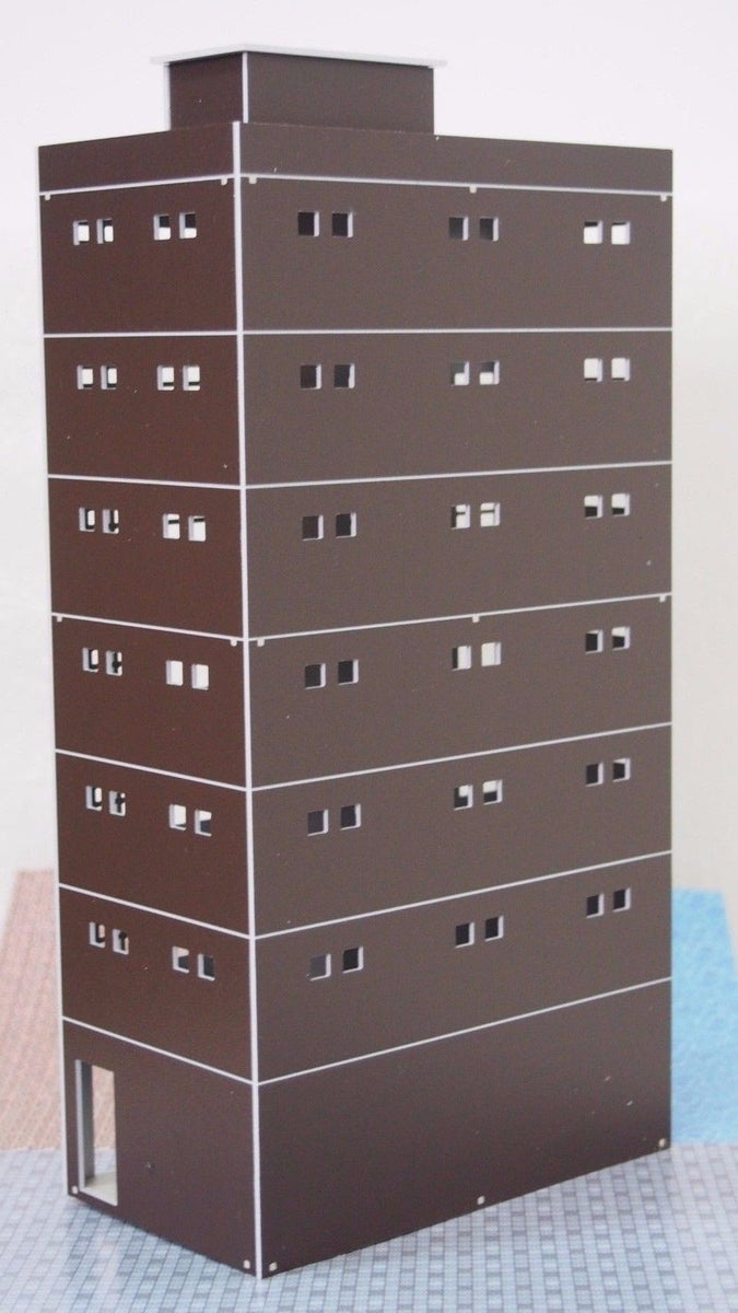 Modern Tall Business Building Office HO OO Scale Outland Models Train