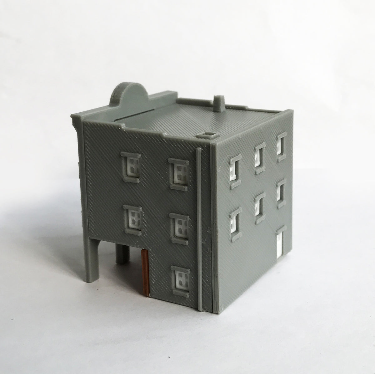 City Classic 3-Story Arcade Building Z Scale 1:220 Outland Models Trai