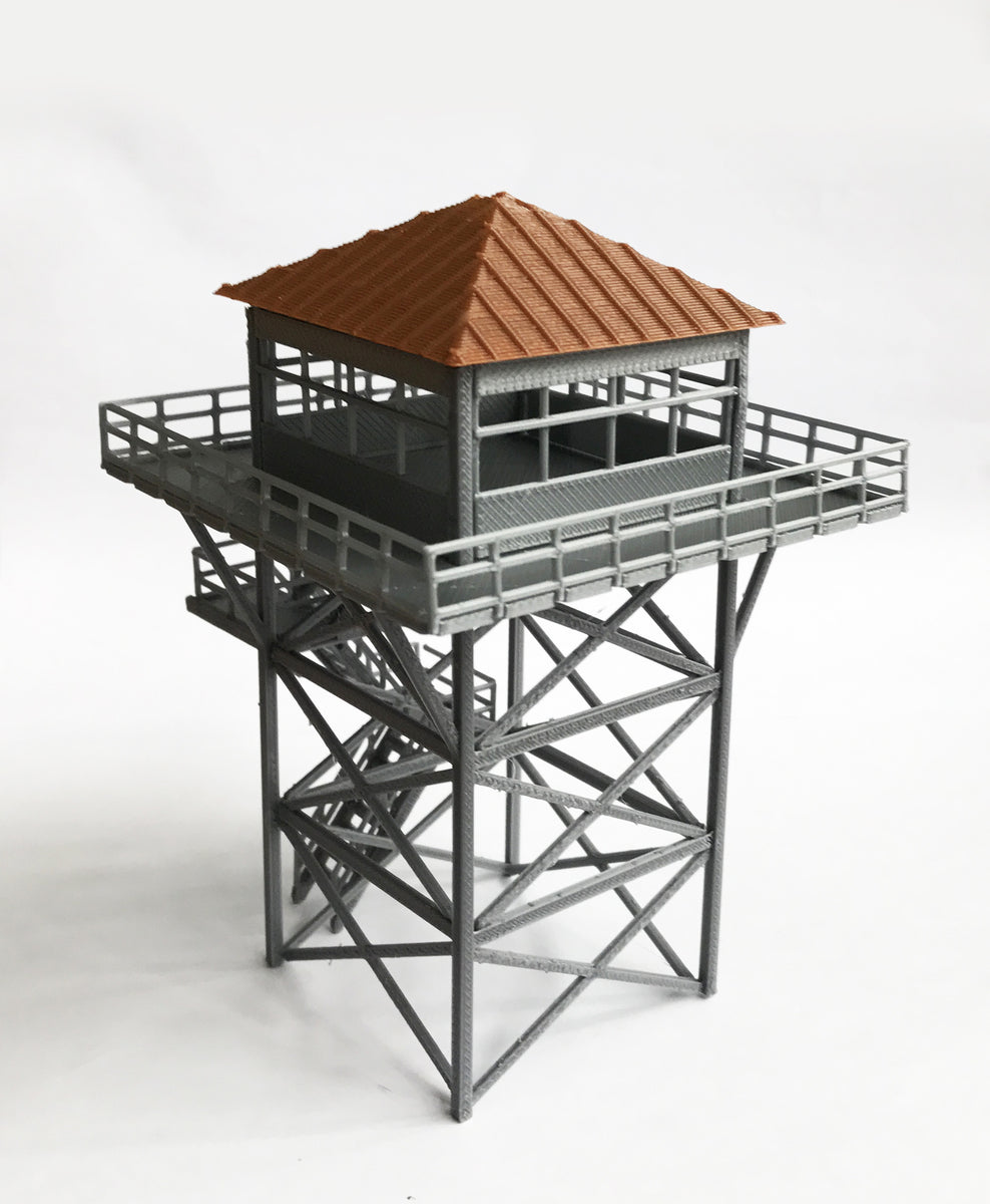 Watchtower / Lookout Tower OO HO Scale Outland Models Railway Scenery