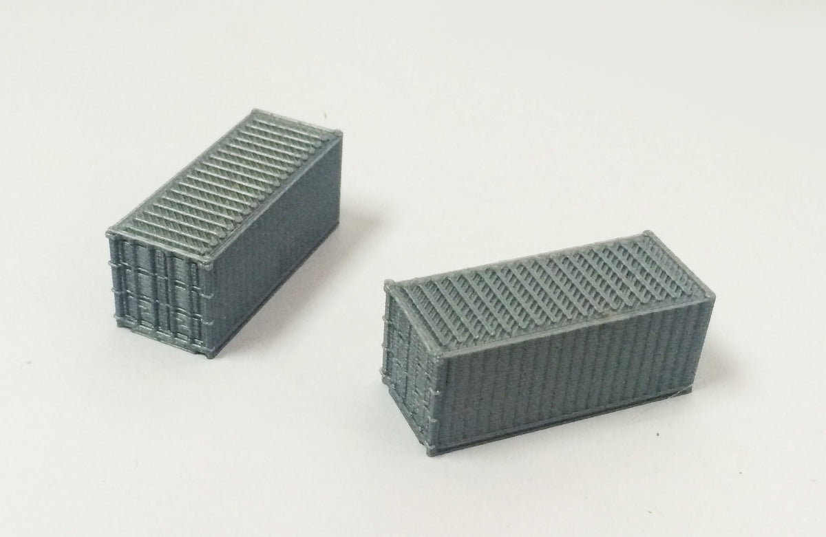 20ft / 40ft Freight Container N Scale Outland Models Train Railroad Ac