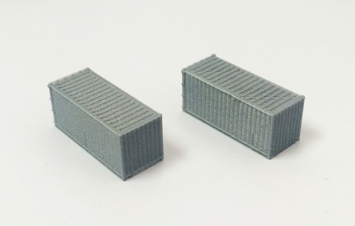 20ft / 40ft Freight Container N Scale Outland Models Train Railroad Ac