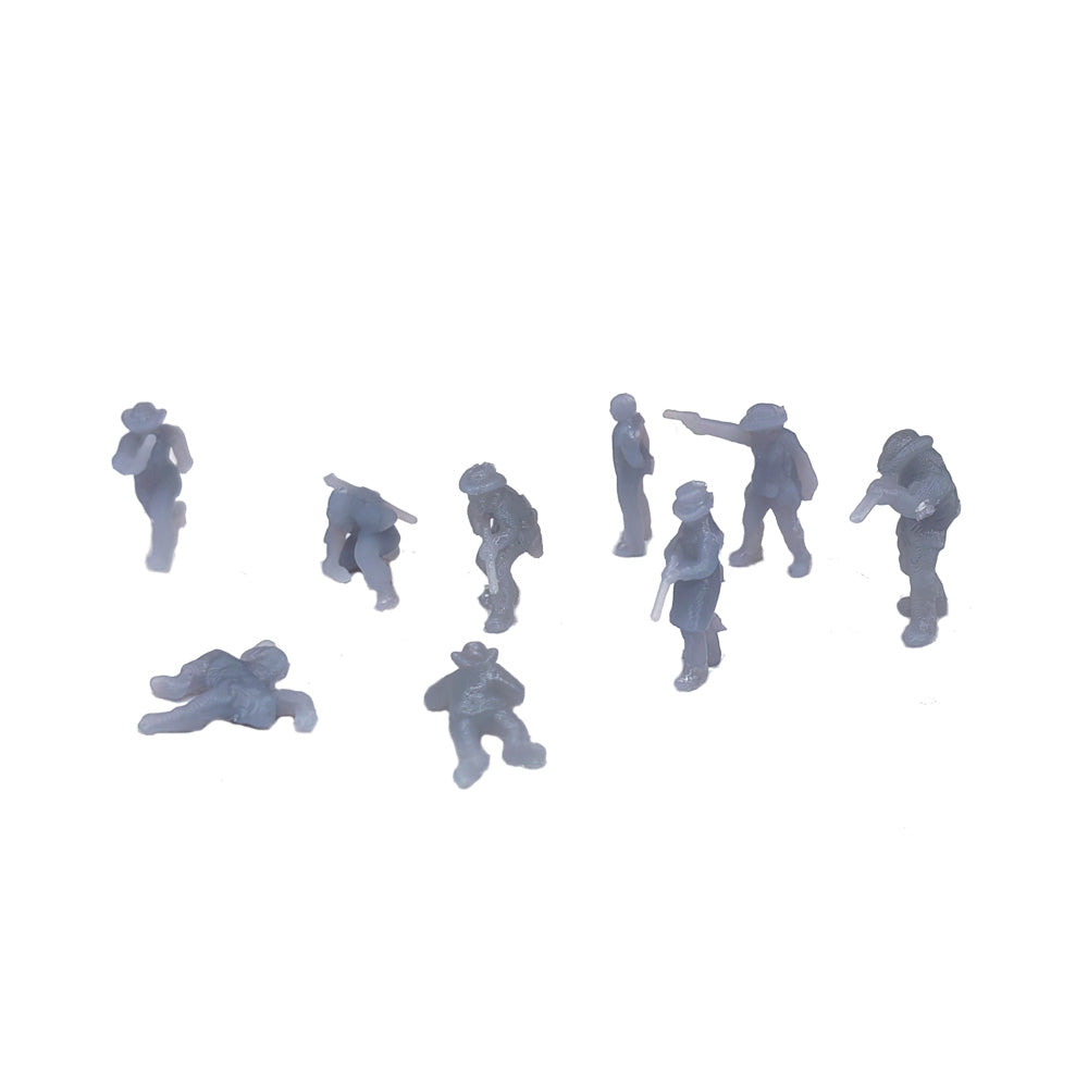 Old West Officials and Outlaws Set Z Scale – Outland Models