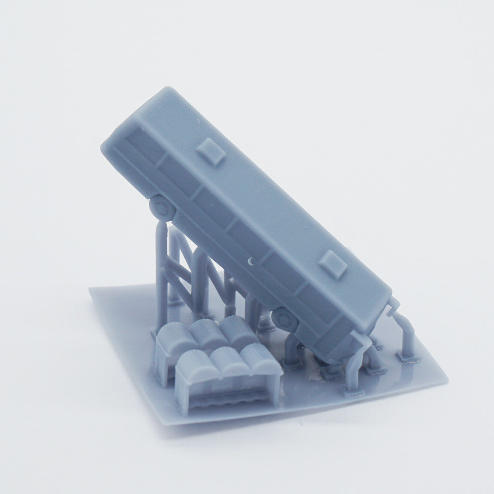 Outland Models Model Railroad Scenery Modern City Bus and Shed Set 1:2