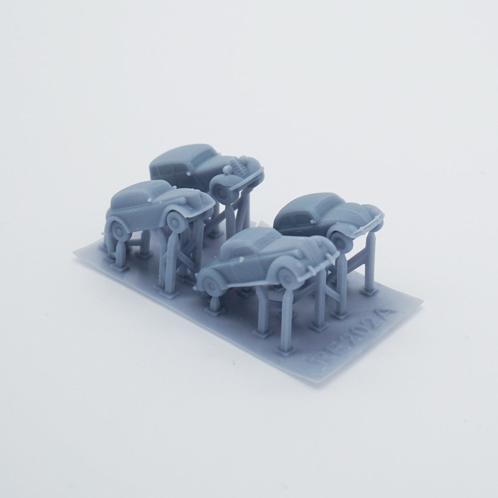 Outland Models Model Railroad Vintage Classic City Autos Cars Set 1:15