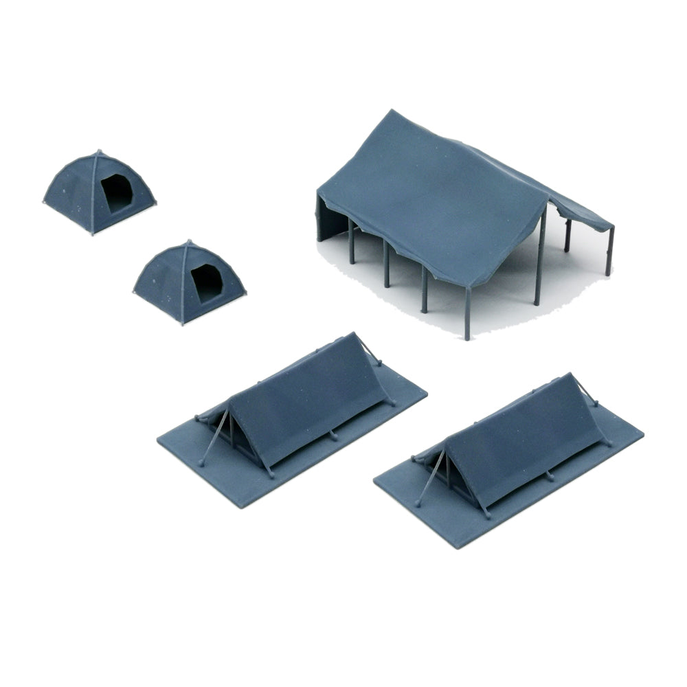 Camping Tent Set 1:87 HO Scale – Outland Models