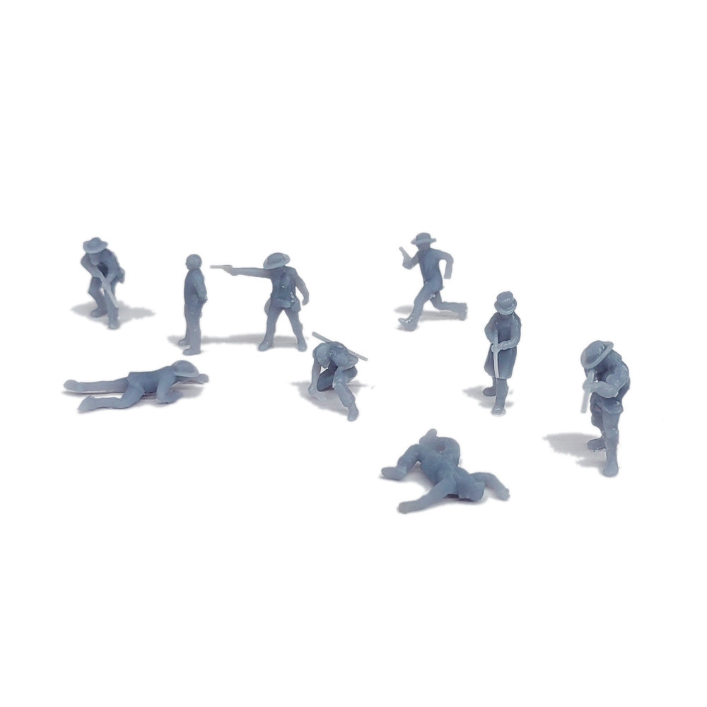 Old West Officials and Outlaws Set 1:64 S Scale – Outland Models