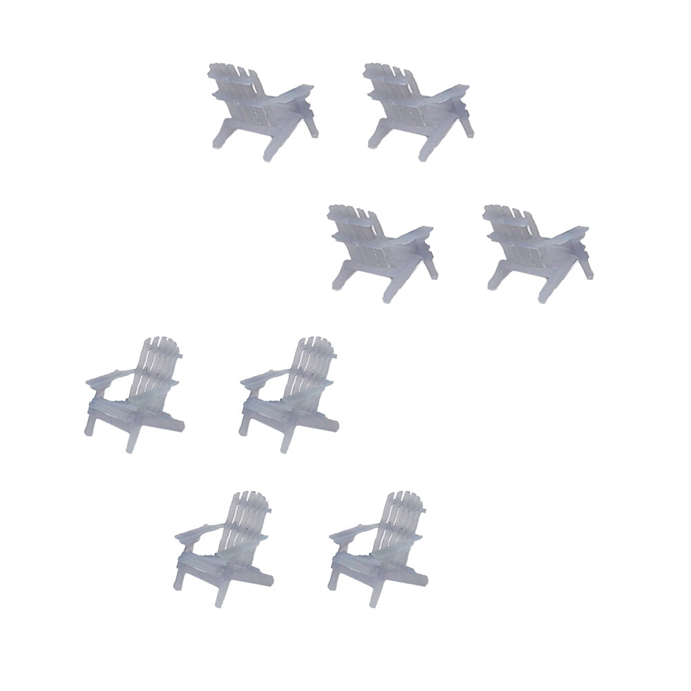 Adirondack Chair Set N/HO/S Scale (Choose your scale) – Outland Models