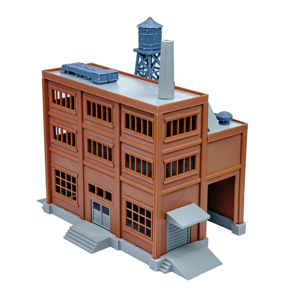 Large Factory with Loading Dock S Scale 1:64 – Outland Models